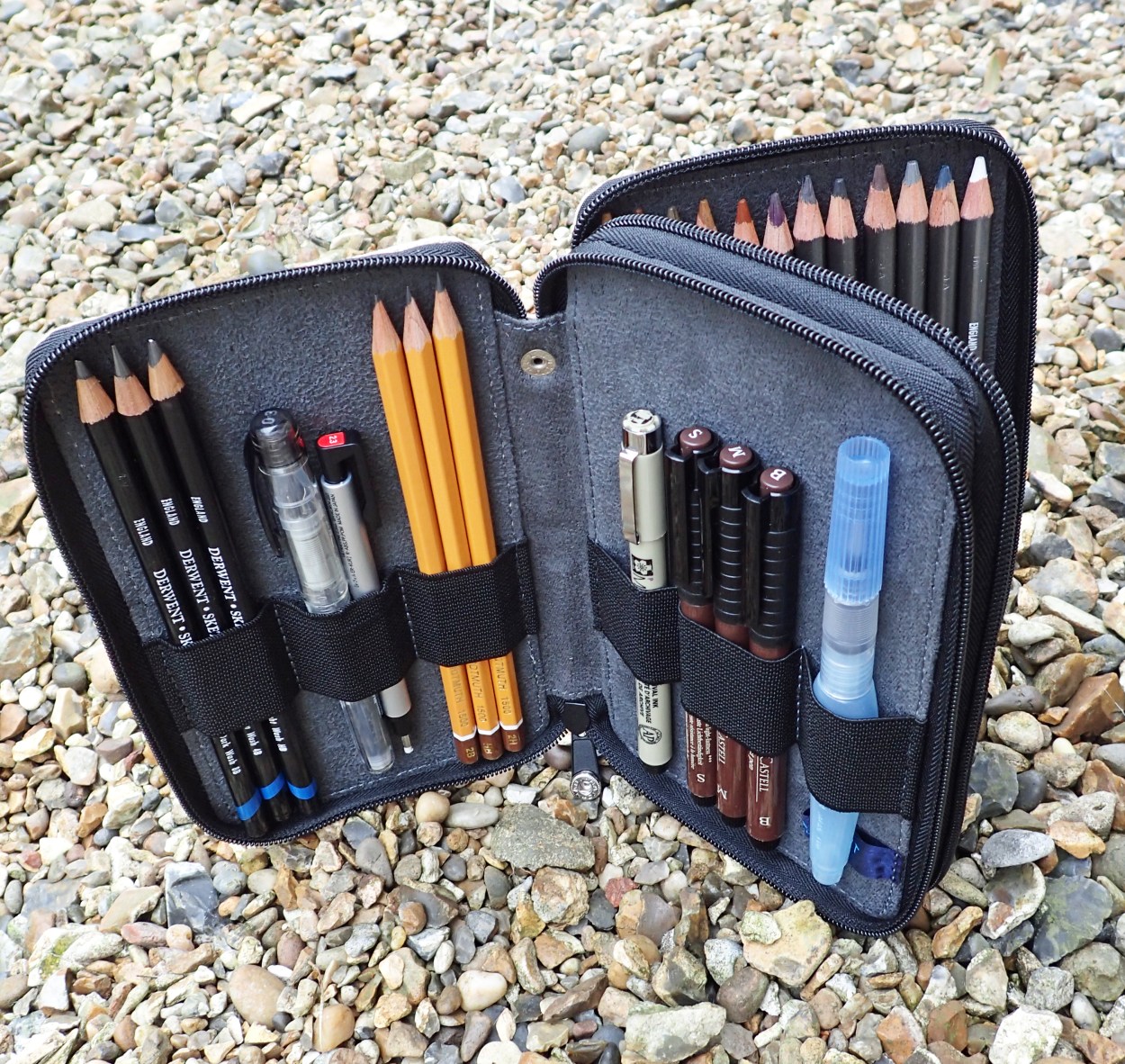 Part 9: Pencil wraps and cases – Three Points of the Compass