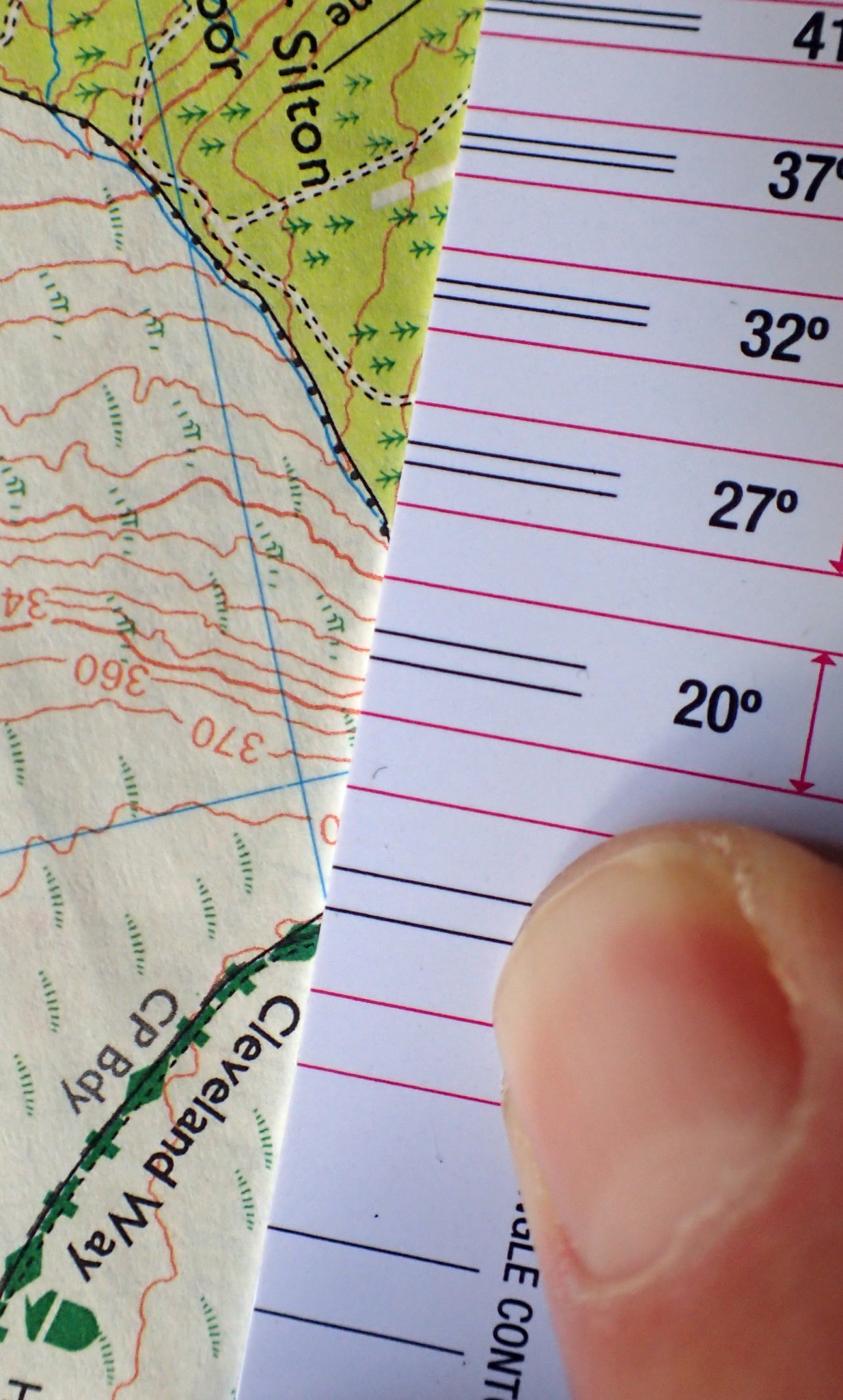 Trail talk: measuring gradients with a slope card – Three Points of the ...