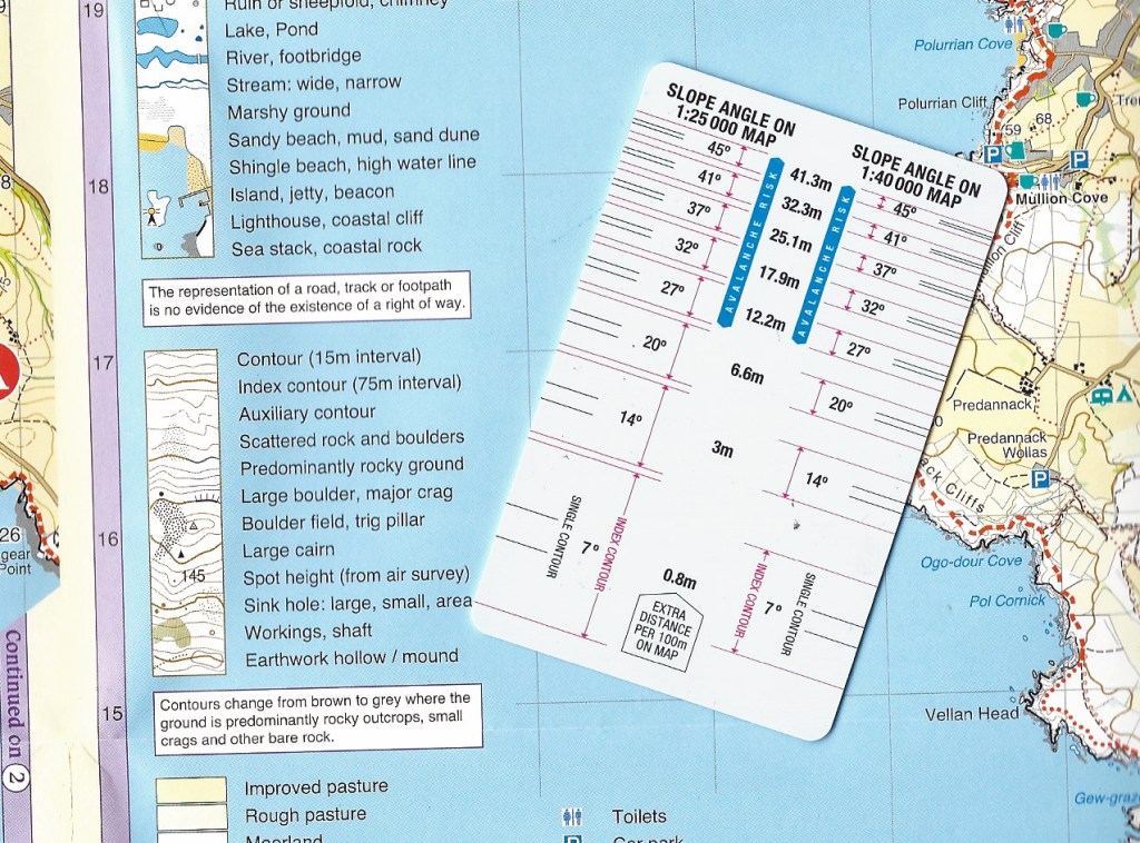 Trail talk: measuring gradients with a slope card – Three Points of the ...