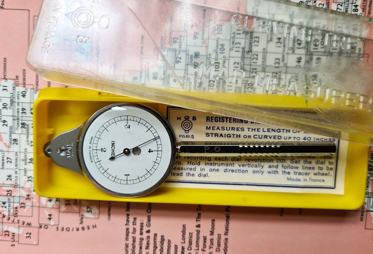 Map measure of the month: HB Curvimetre ‘Model No. 52 mesures anglaises ...