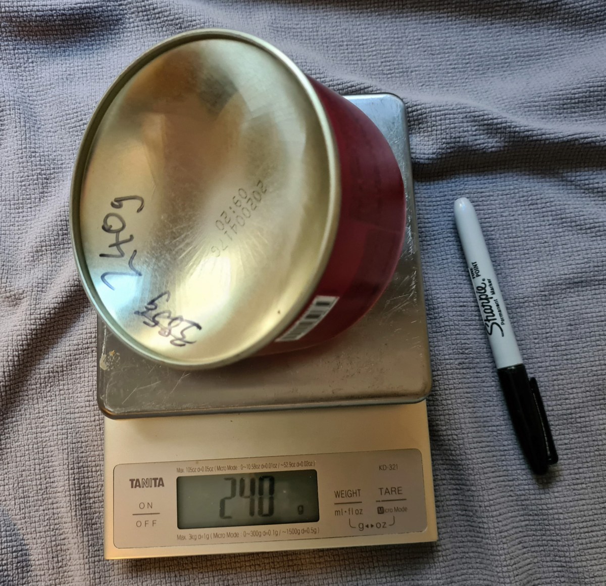 Trail talk: weighing fuel canisters – Three Points of the Compass