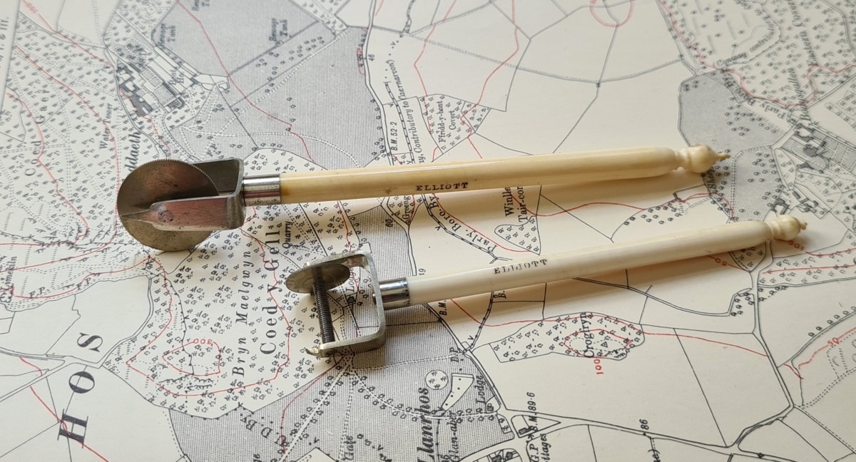 Map measure of the month: Elliott Brothers opisometer – Three Points of ...
