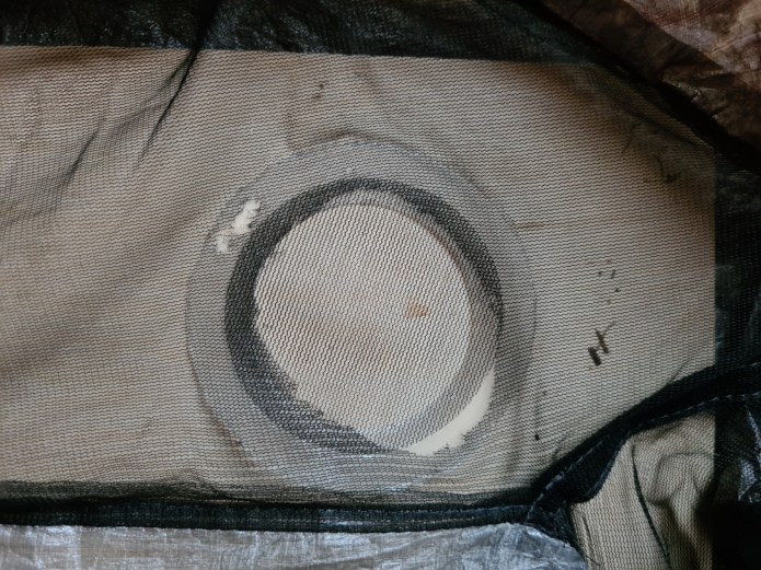 Gear talk: repairing holes in tent mesh – Three Points of the Compass