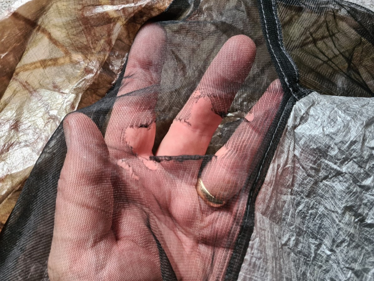 Gear talk: repairing holes in tent mesh – Three Points of the Compass