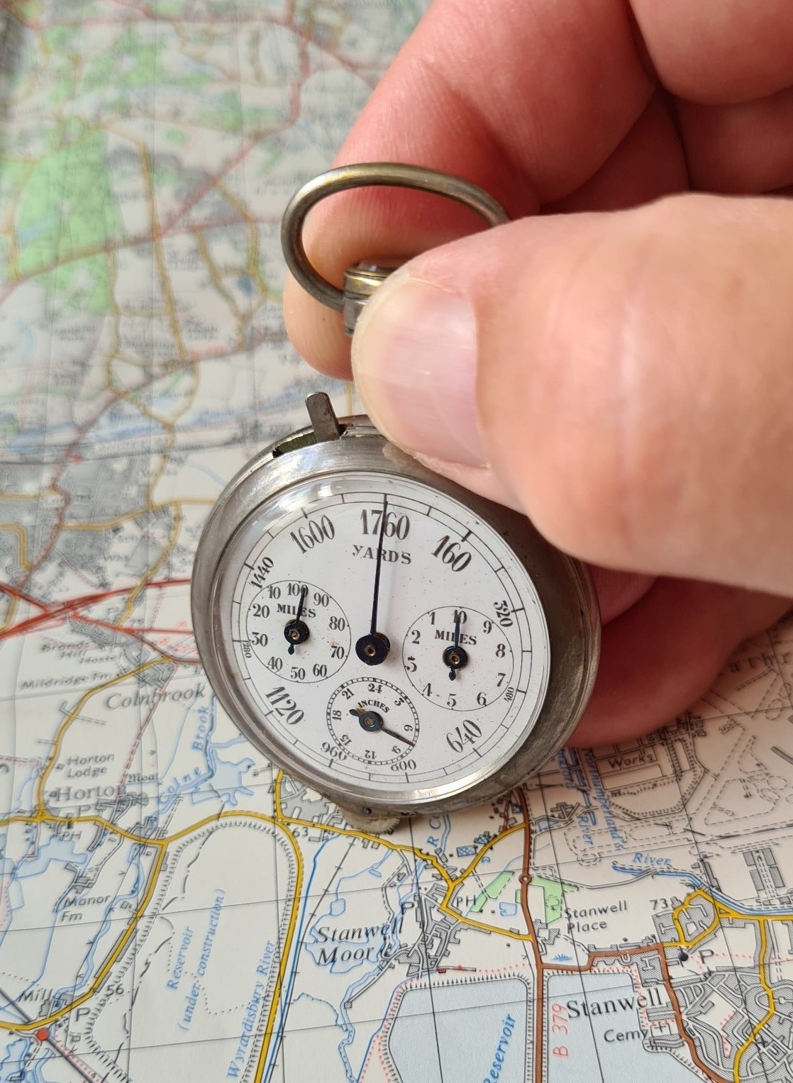 Map measure of the month: HC model 457, a combination pedometer ...