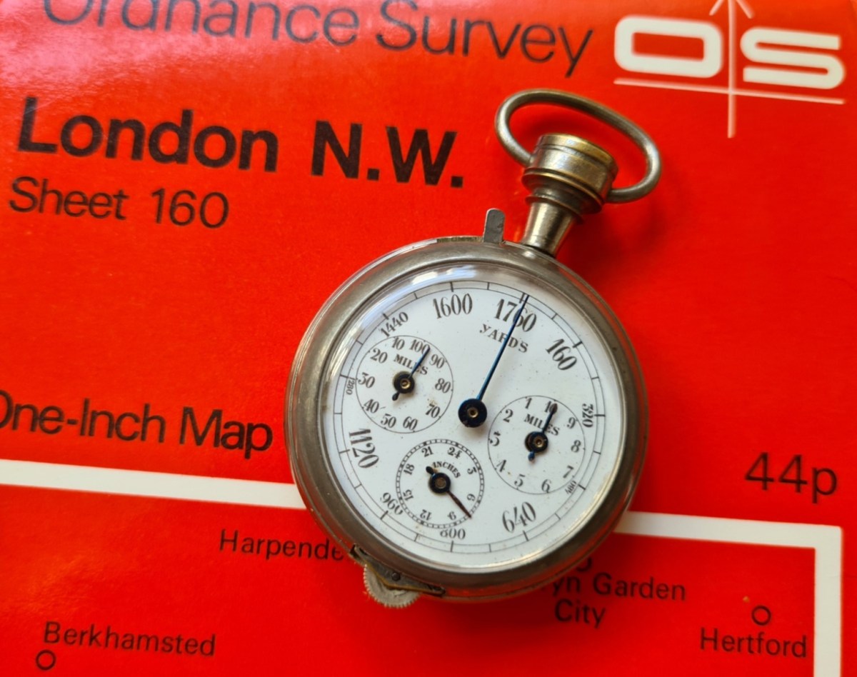 Map measure of the month: HC model 457, a combination pedometer ...