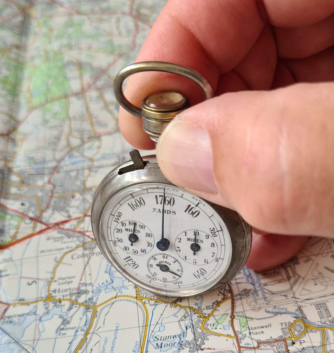 Map measure of the month: HC model 457, a combination pedometer ...