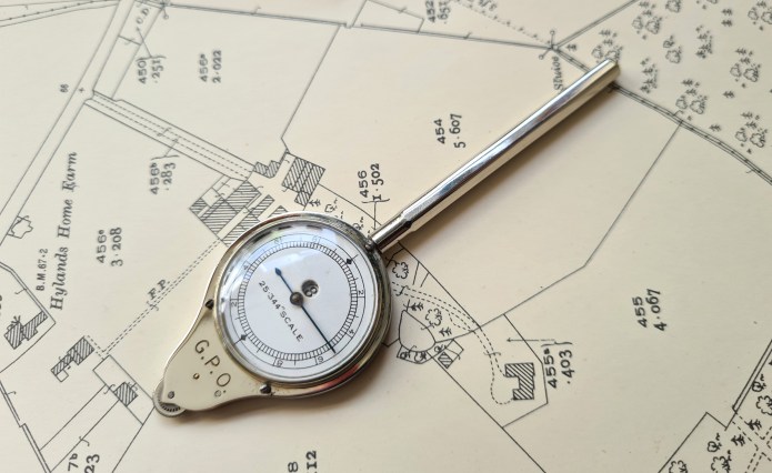 Map measure of the month: Henri Chatelain's twenty-five inch to one ...