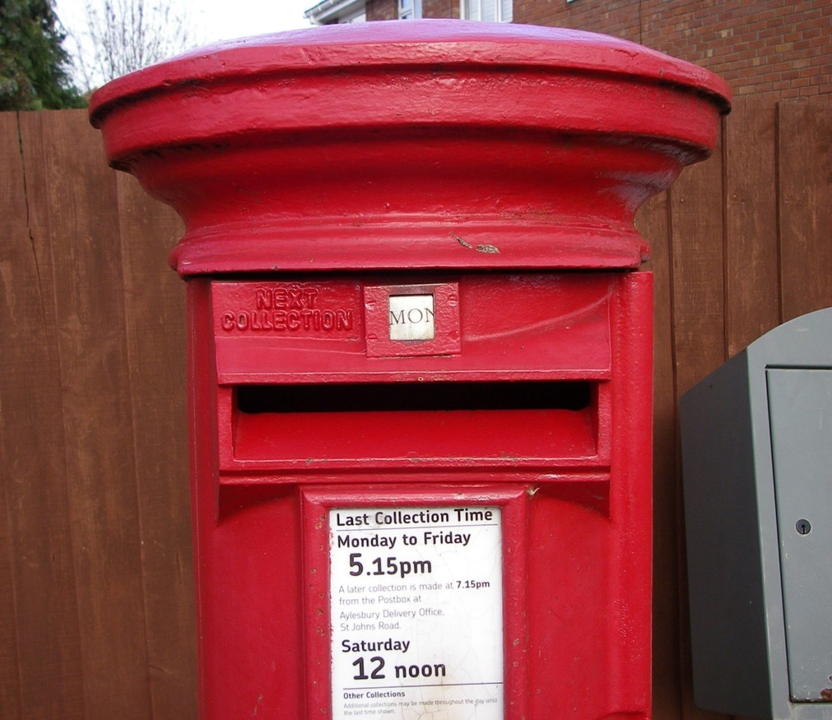 Trail talk: the 'Nigerian' post box