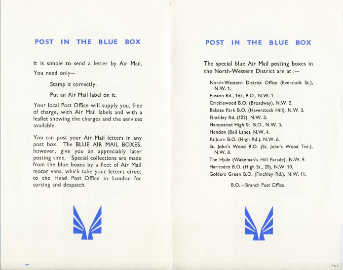 Trail talk: a forgotten anomaly, the 1930s Airmail pillar boxes