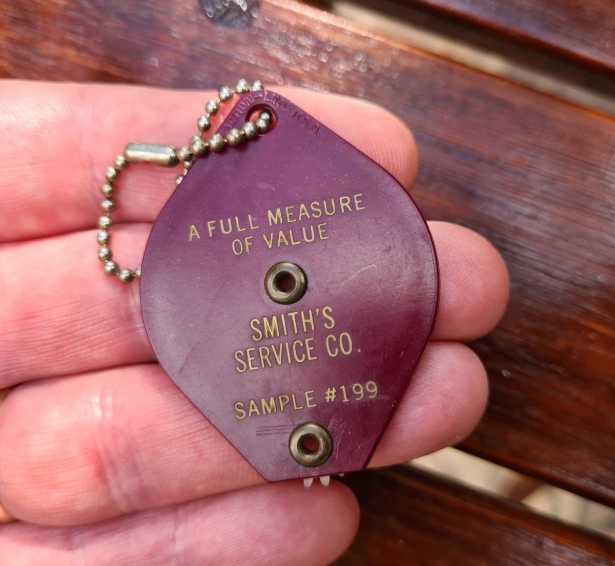 Map Measure of the Month: The Action Line key tag #199