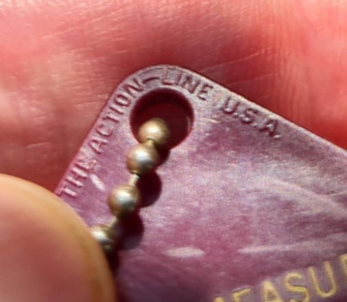 Map Measure of the Month: The Action Line key tag #199