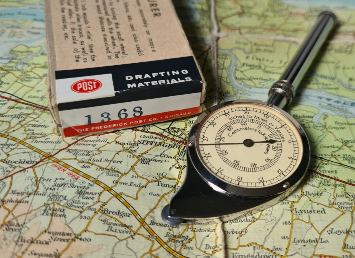 Map measure of the month: Frederick Post model 1368