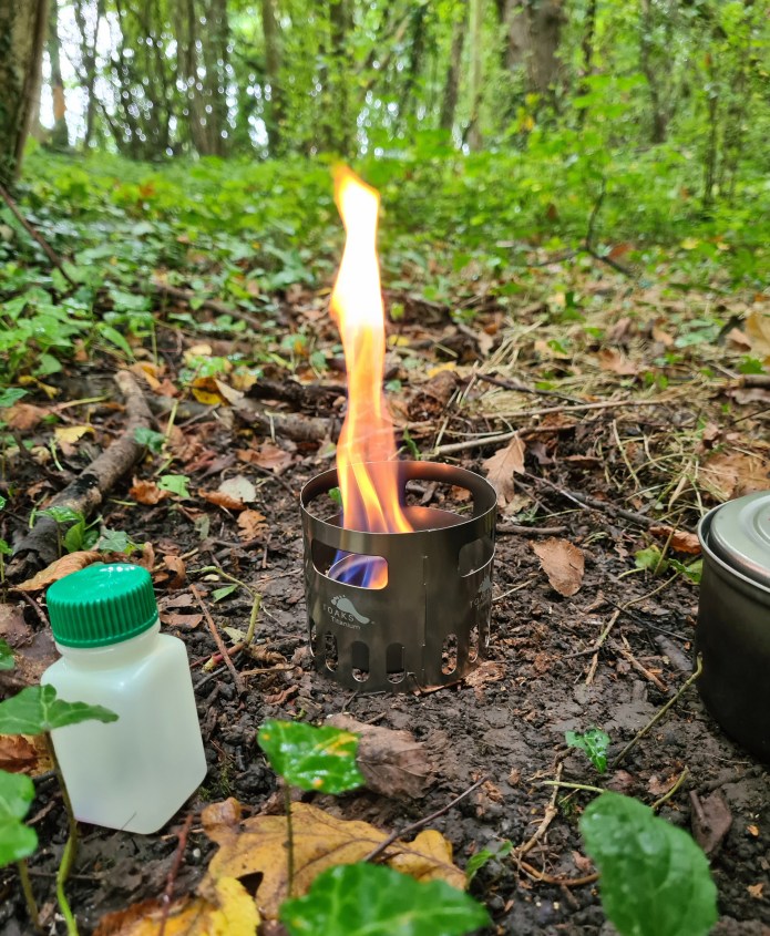 Gear talk: brew kit #3 Toaks Titanium Siphon alcohol burner