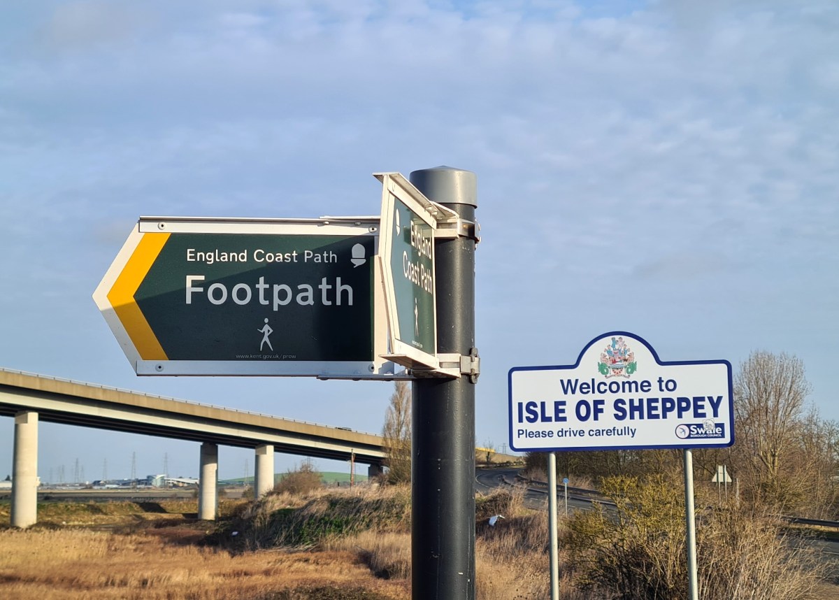England Coast Path: Isle of Sheppey- day one